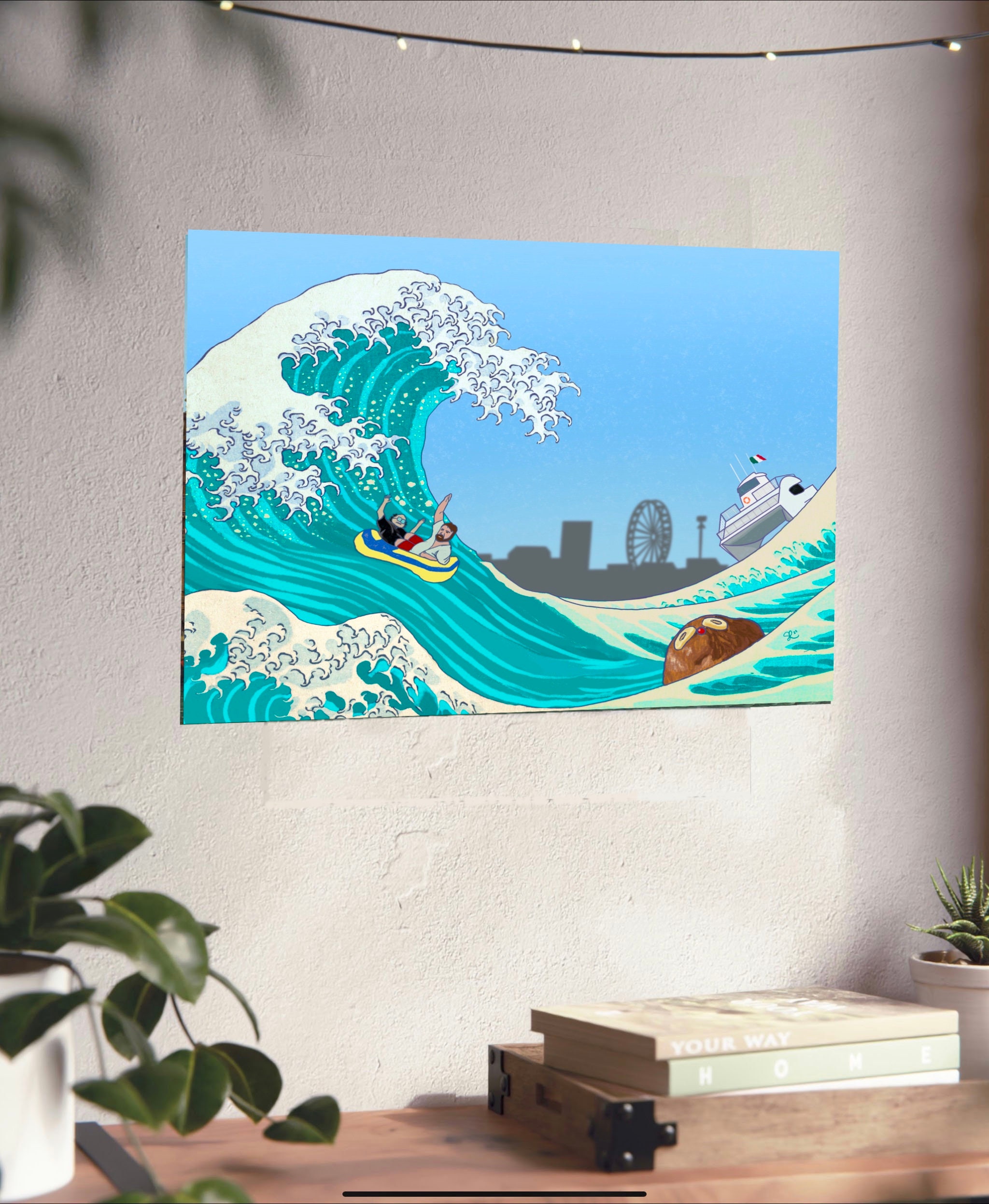 Always Sunny Spoof of the Great Wave off Kanagawa by Hokusai the Gang ...