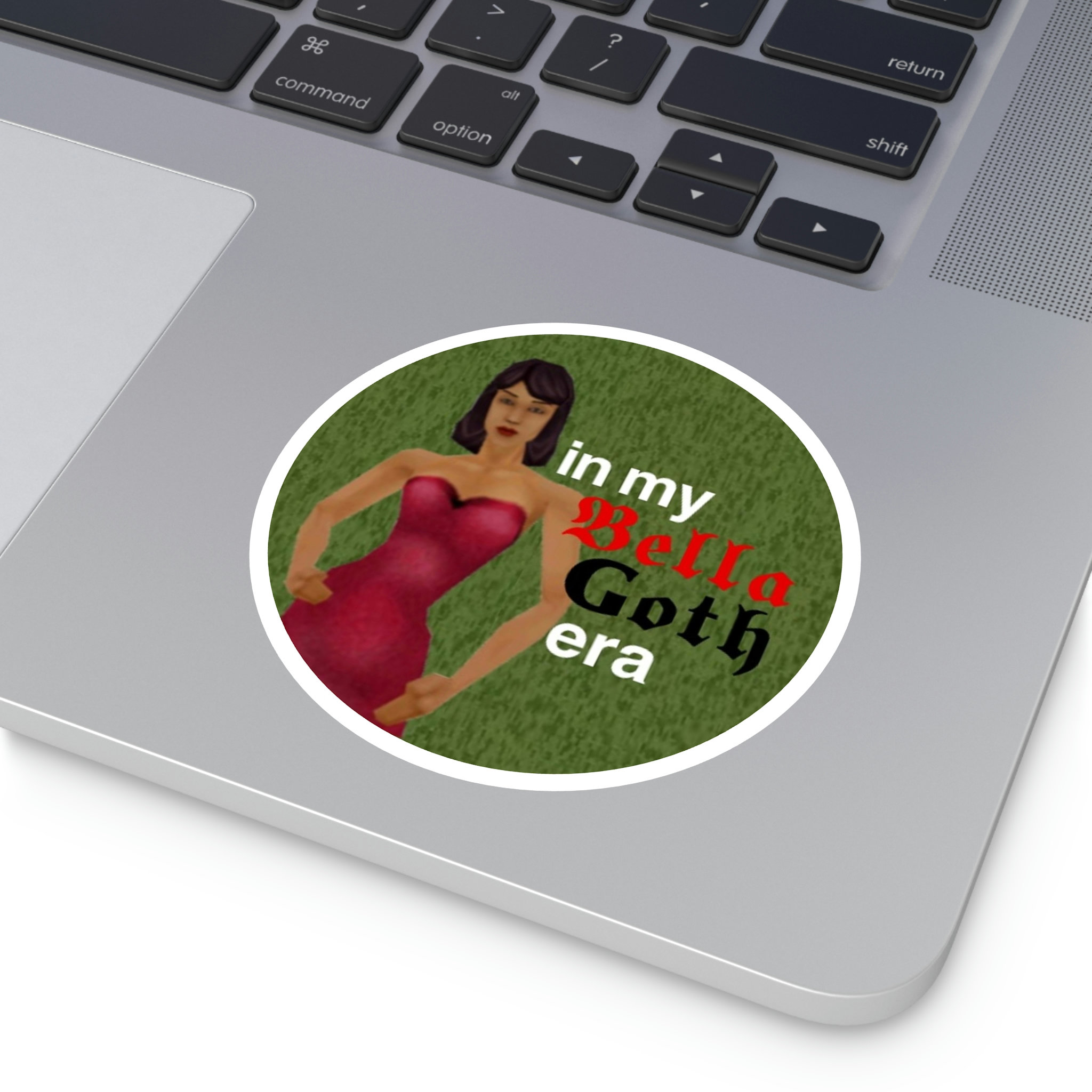 Bella Goth Sims 1 Round Sticker in My Bella Goth Era - Etsy