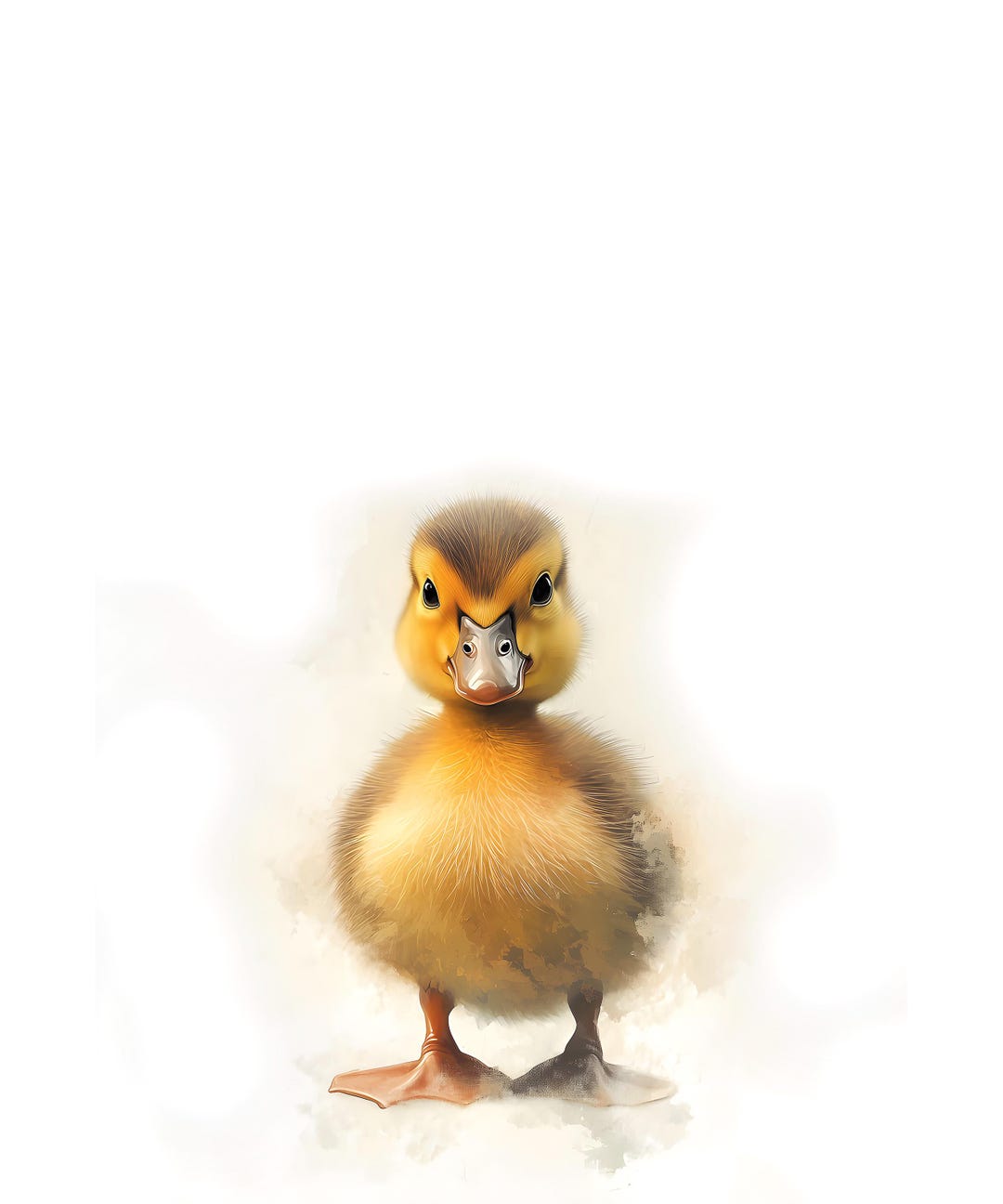 Duck Digital Art Print, Nursery Art, Baby Animal, Baby Room Decor ...