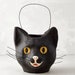Vintage Black Cat Candy Bucket, Folk Art Halloween Decor - Etsy