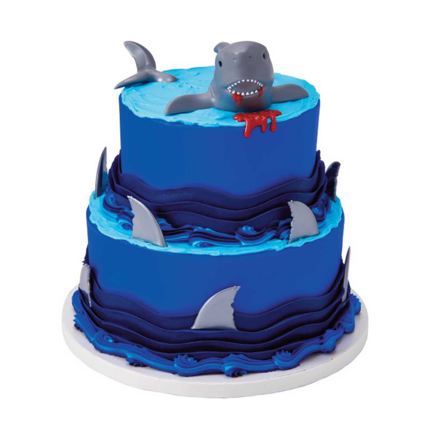 Shark Cake Topper 2 Piece Set Shark Head and Shark Fin | Etsy