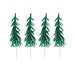 12 Small Pine Tree Cake Toppers, 3-inch Plastic Evergreens, Miniature ...