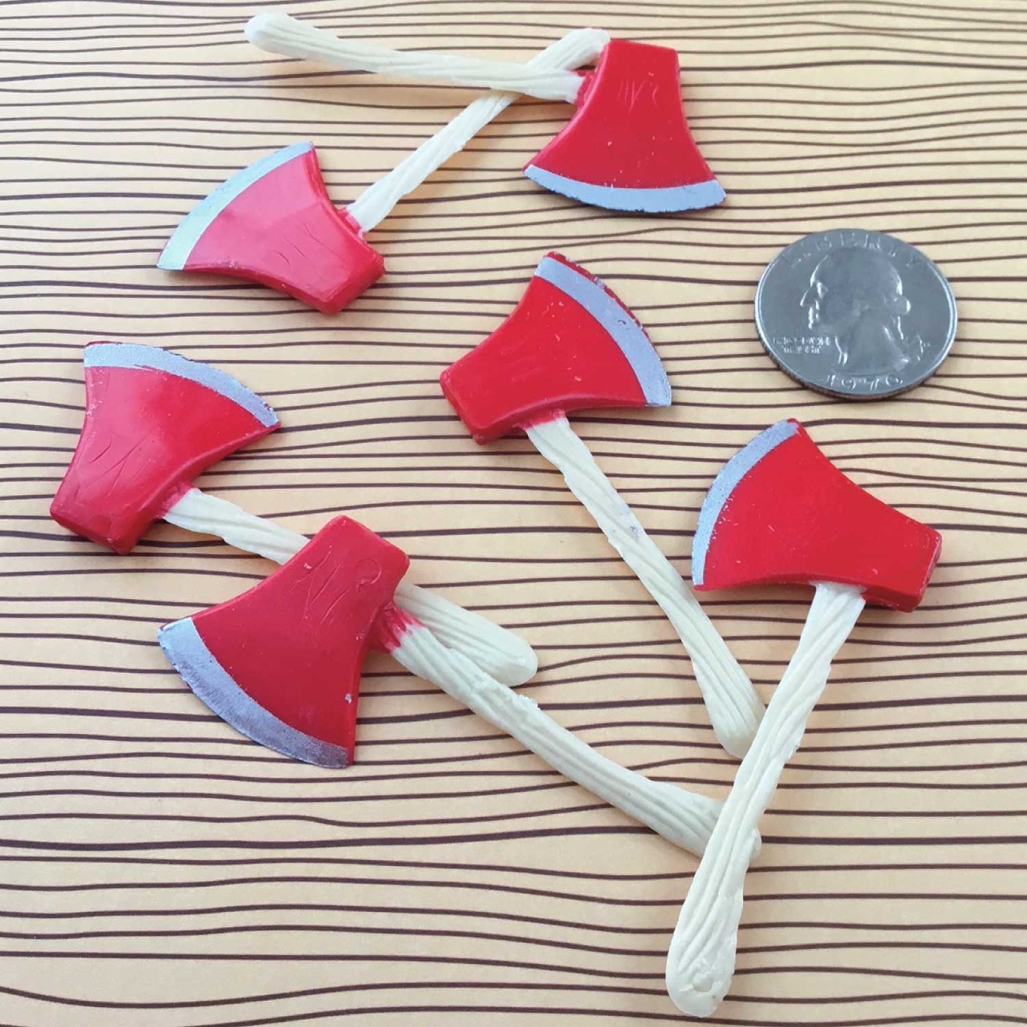 Hatchet Toppers (12) Ax / Axe Cake Picks, Woodland Lumberjack Camping ...
