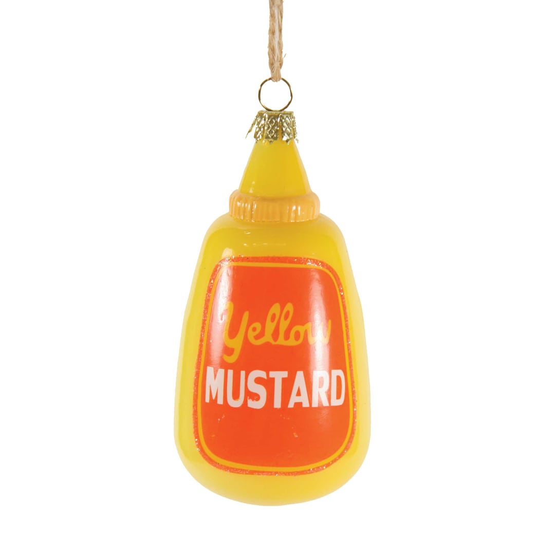 Mustard Ornament, Yellow Condiment Fake Food - Etsy