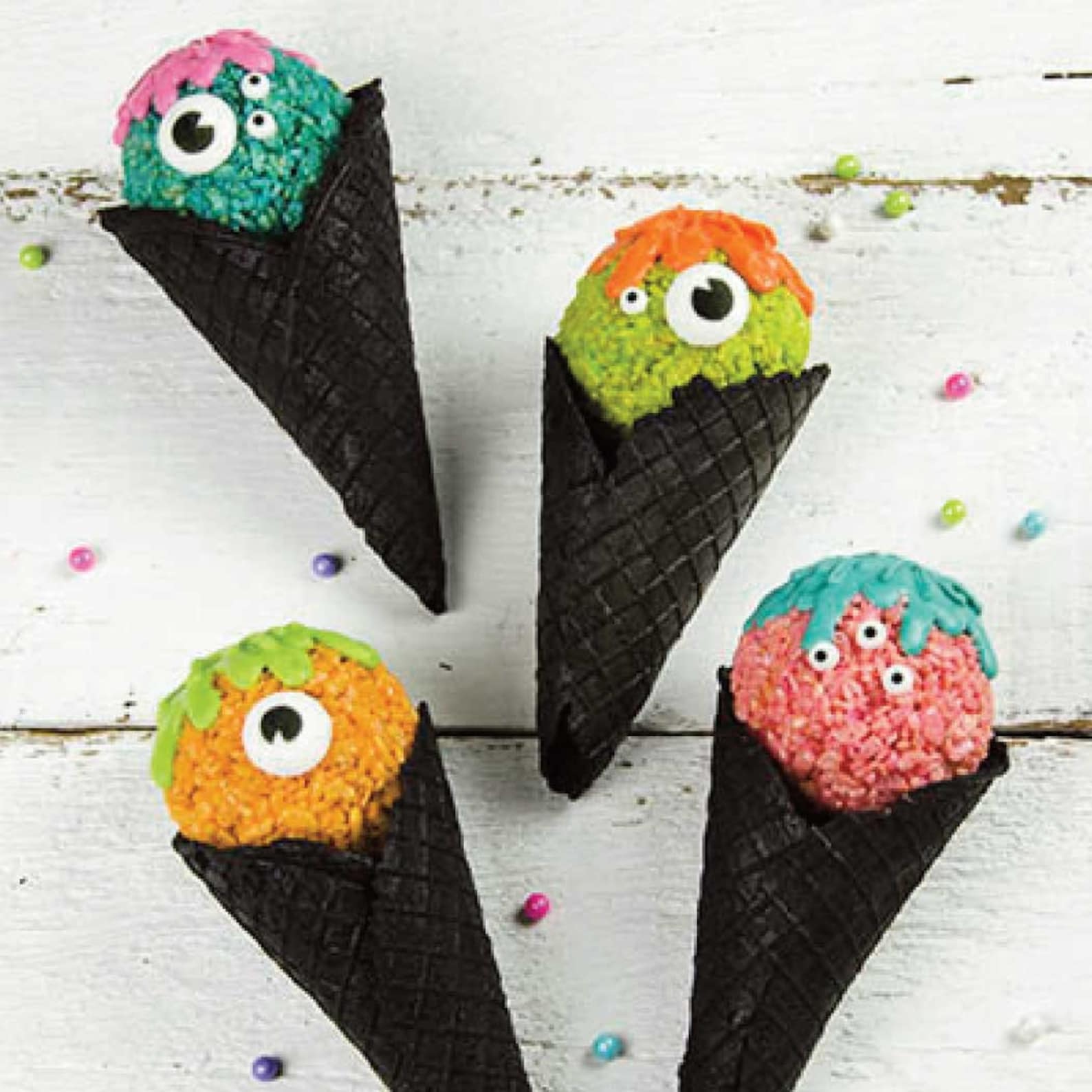 Scary Eyeball Sugars Edible Monster Eyes Halloween Face Cake | Etsy