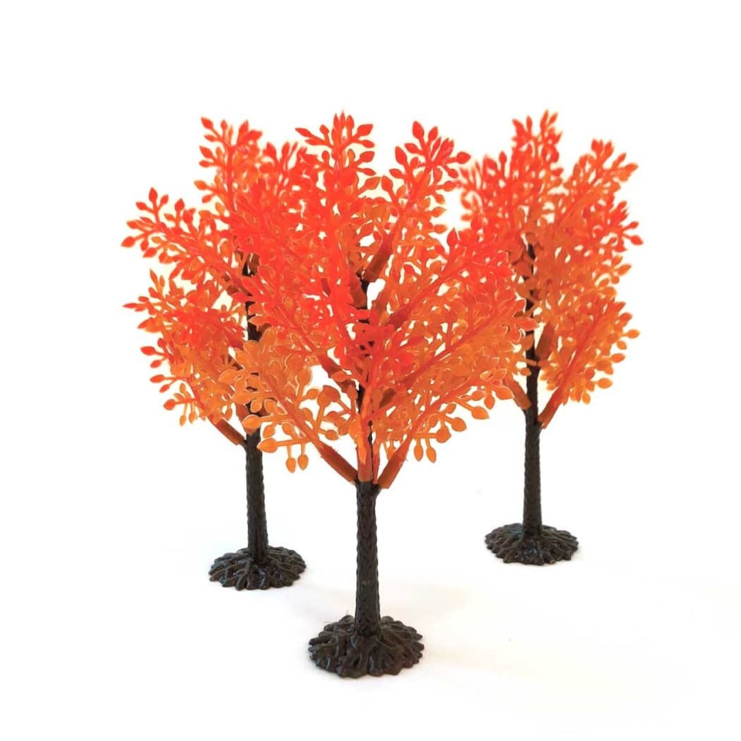 Fall Trees Cake Toppers (6), Autumn Cake Decorations, Changing Leaves ...