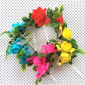 12 Yellow Roses Cupcake Toppers Cake Picks Plastic Floral Garland ...