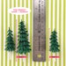 12 Small Pine Tree Cake Toppers, 3-inch Plastic Evergreens, Miniature ...