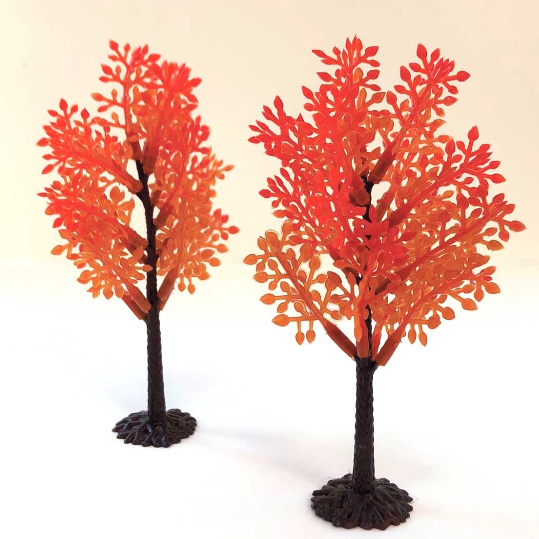 Fall Trees Cake Toppers 6 Autumn Cake Decorations Changing - Etsy