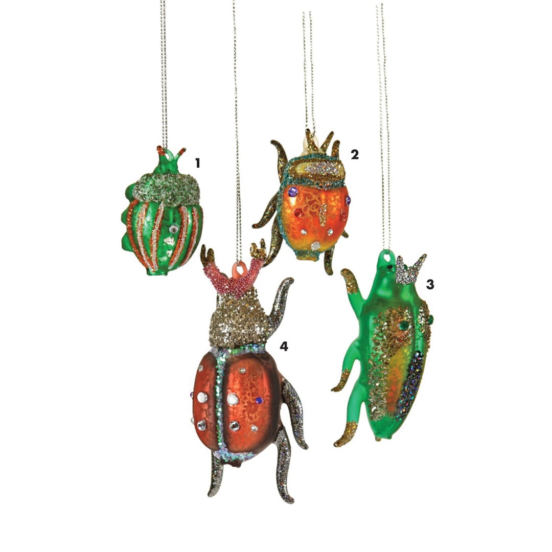 Glitter Insects Bug Ornaments, Beetles & Crawly Critters, Cody Foster ...