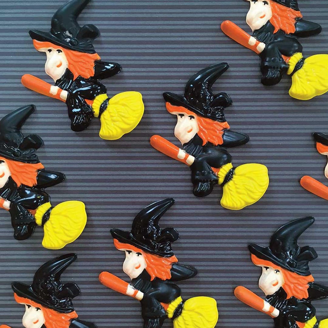 Witch Cake Toppers, Halloween Party Decorations, Set of 2 - Etsy