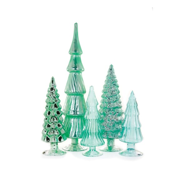 Tabletop Christmas Tree Glass - Etsy