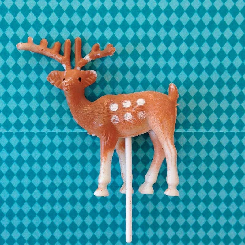 12 Deer Pick Cake Toppers Plastic Cupcake & Craft Supplies | Etsy