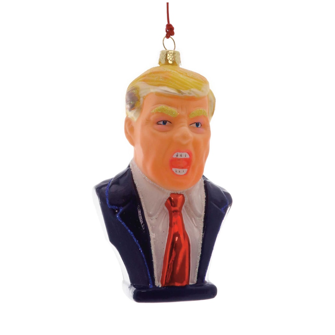 Donald Trump Glass Ornament, DJT MAGA Gift - Etsy
