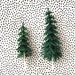 12 Small Pine Tree Cake Toppers, 3-inch Plastic Evergreens, Miniature ...