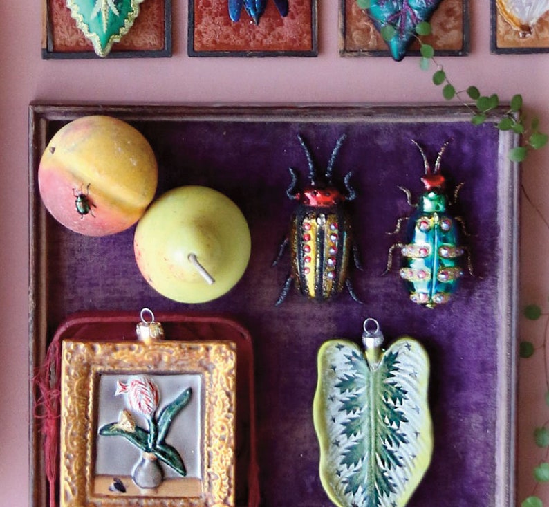 Forest Floor Bug Ornaments Cody Foster Glass Insects - Etsy