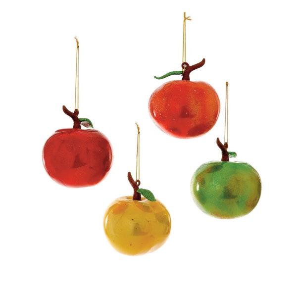 Apple Ornament - Etsy