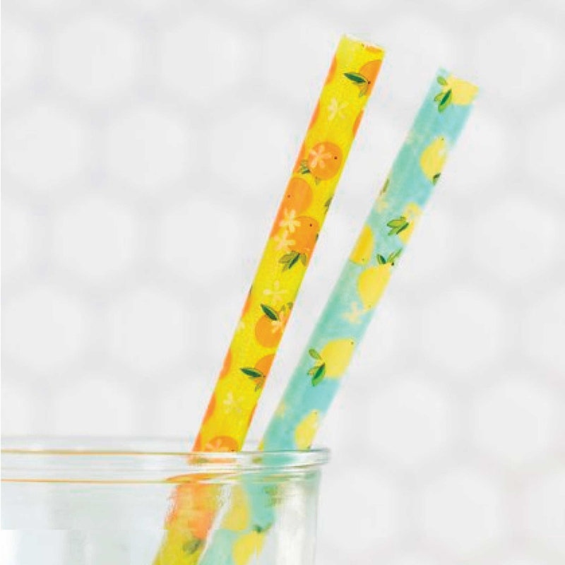 Orange Paper Straws - Etsy