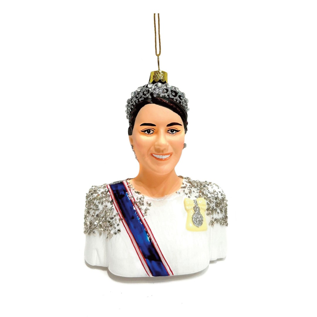 Princess Kate Glass Christmas Ornament, Cody Foster Royal Family - Etsy
