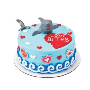 Shark Cake Topper 2 Piece Set, Shark Head and Shark Fin, Shark Cake ...