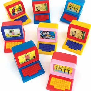 Vintage Lenticular Computer, Miniature Vari Vue Flicker Toy - Etsy