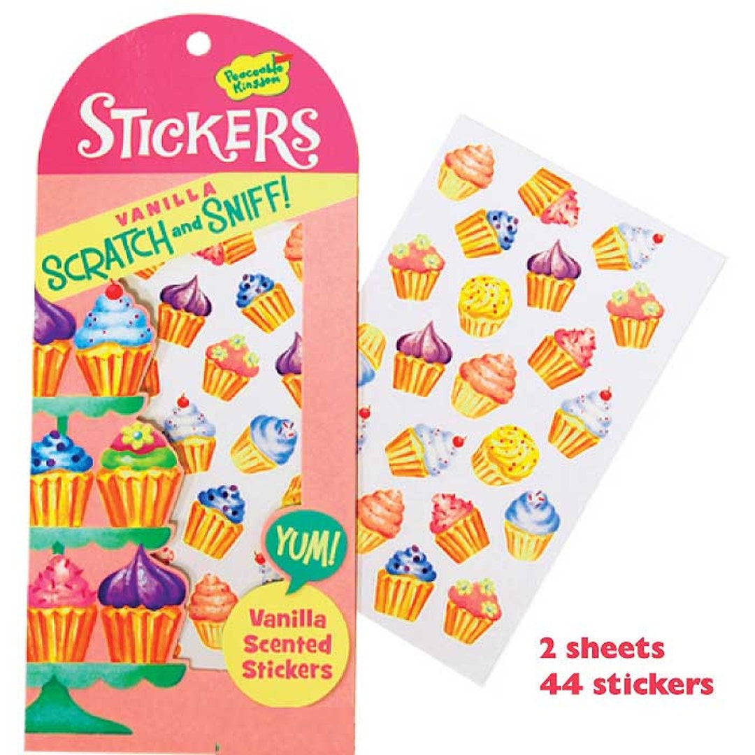 Vanilla Scratch and Sniff Stickers, Cupcake Scented Stickers, 39 Acid ...