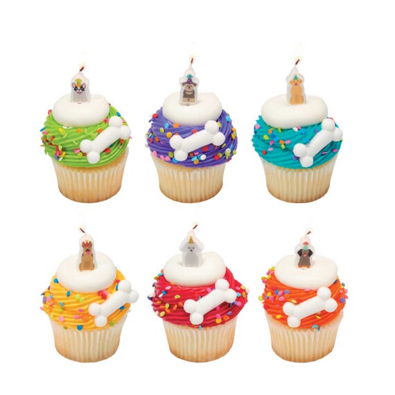 Dog Bone Cupcake Cake