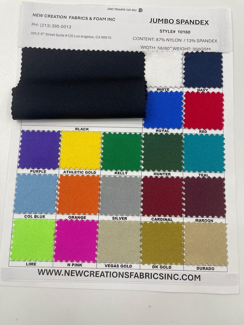 Jumbo Nylon Spandex/58" Wide/350 GSM. (by the Yard) - Etsy