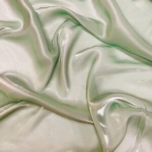 Sage Green Wet Liquid Sheer Chiffon Fabric/58" Wide. - Etsy