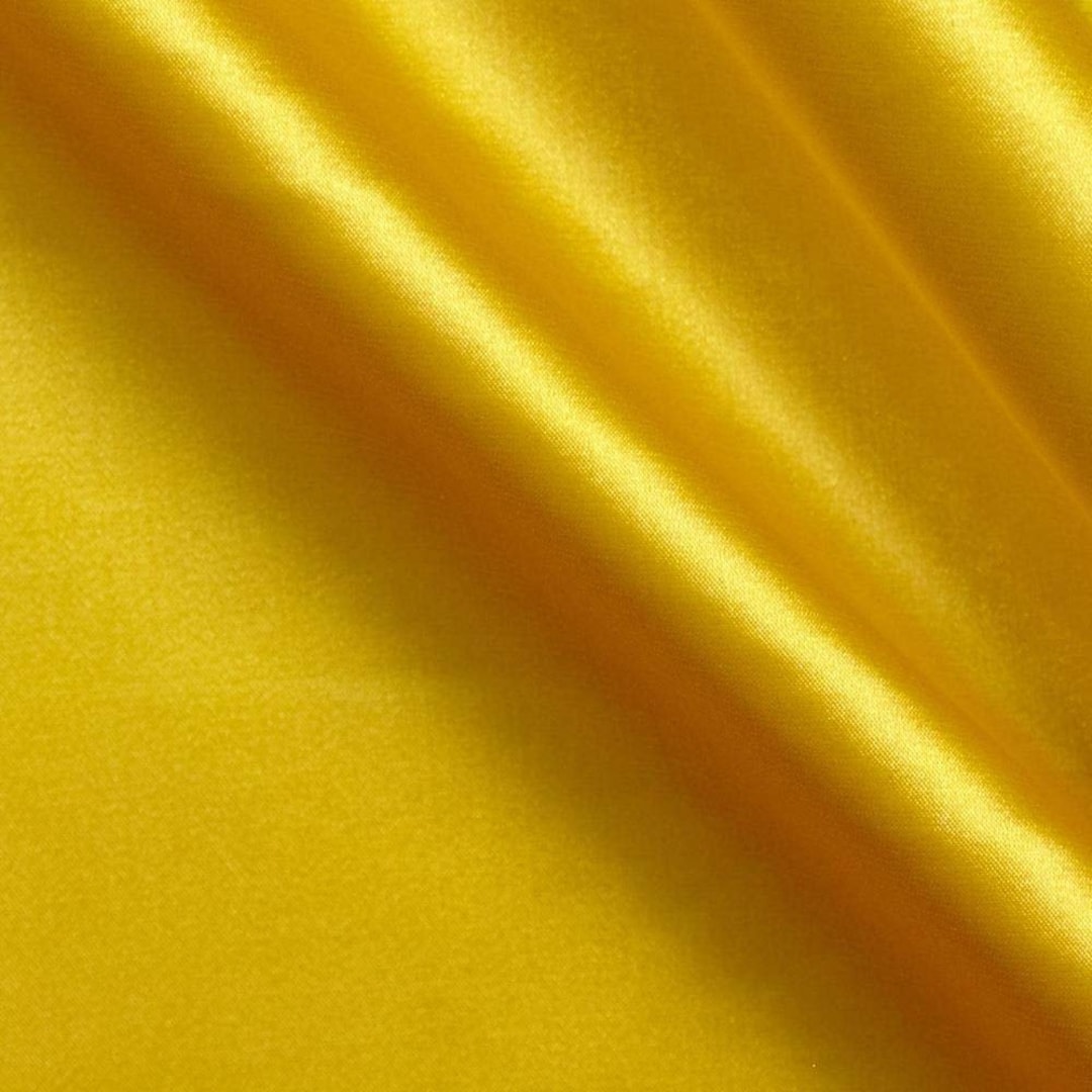 Yellow 95 Percent Polyester 5% Spandex, 58 Inches Wide Matte Stretch L ...