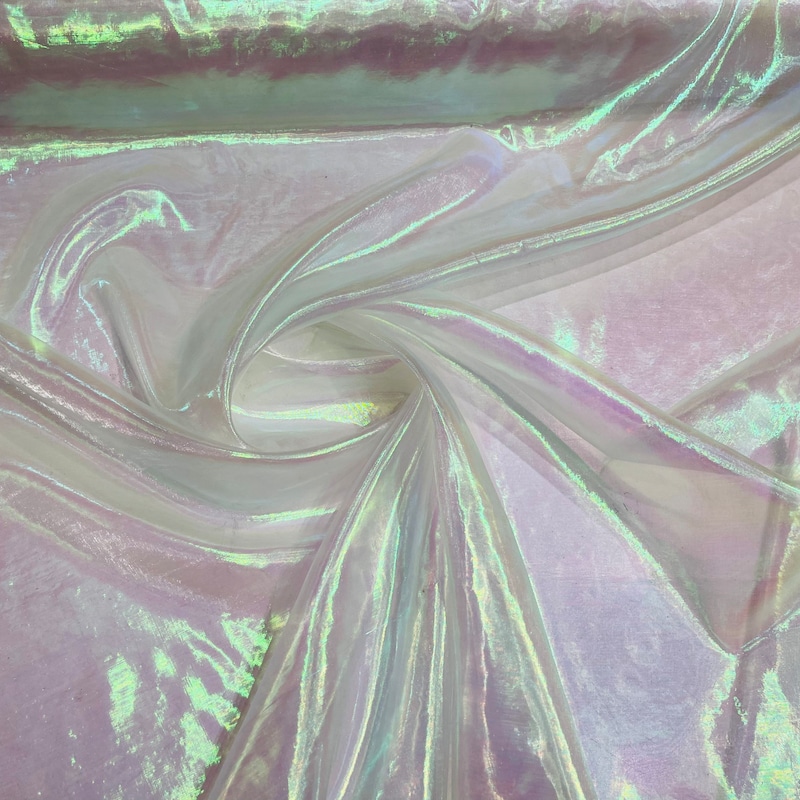 Sheer Shiny Print Fabric - Etsy