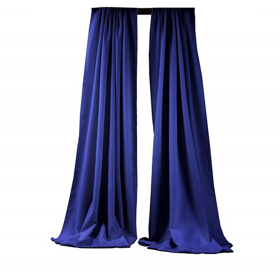 Royal Blue 2 Panels Backdrop Drape All Sizes Available in | Etsy