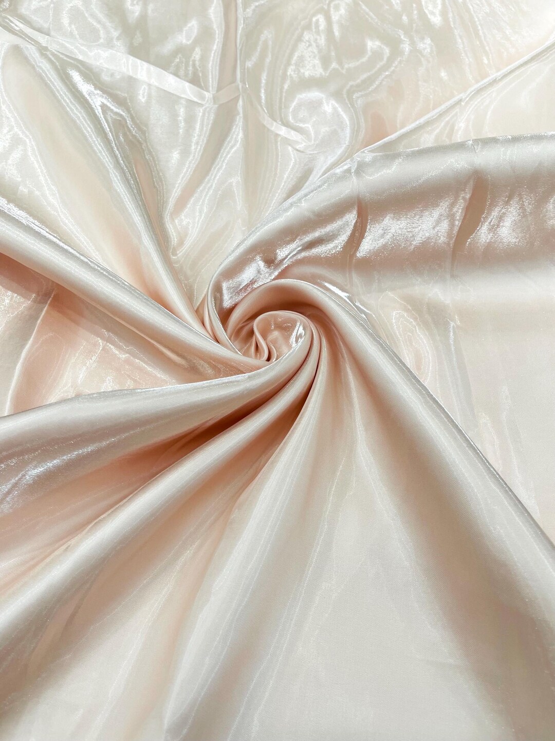 Blush-bridal Liquid Satin Fabric/glossy Satin/58” Wide/prom. - Etsy