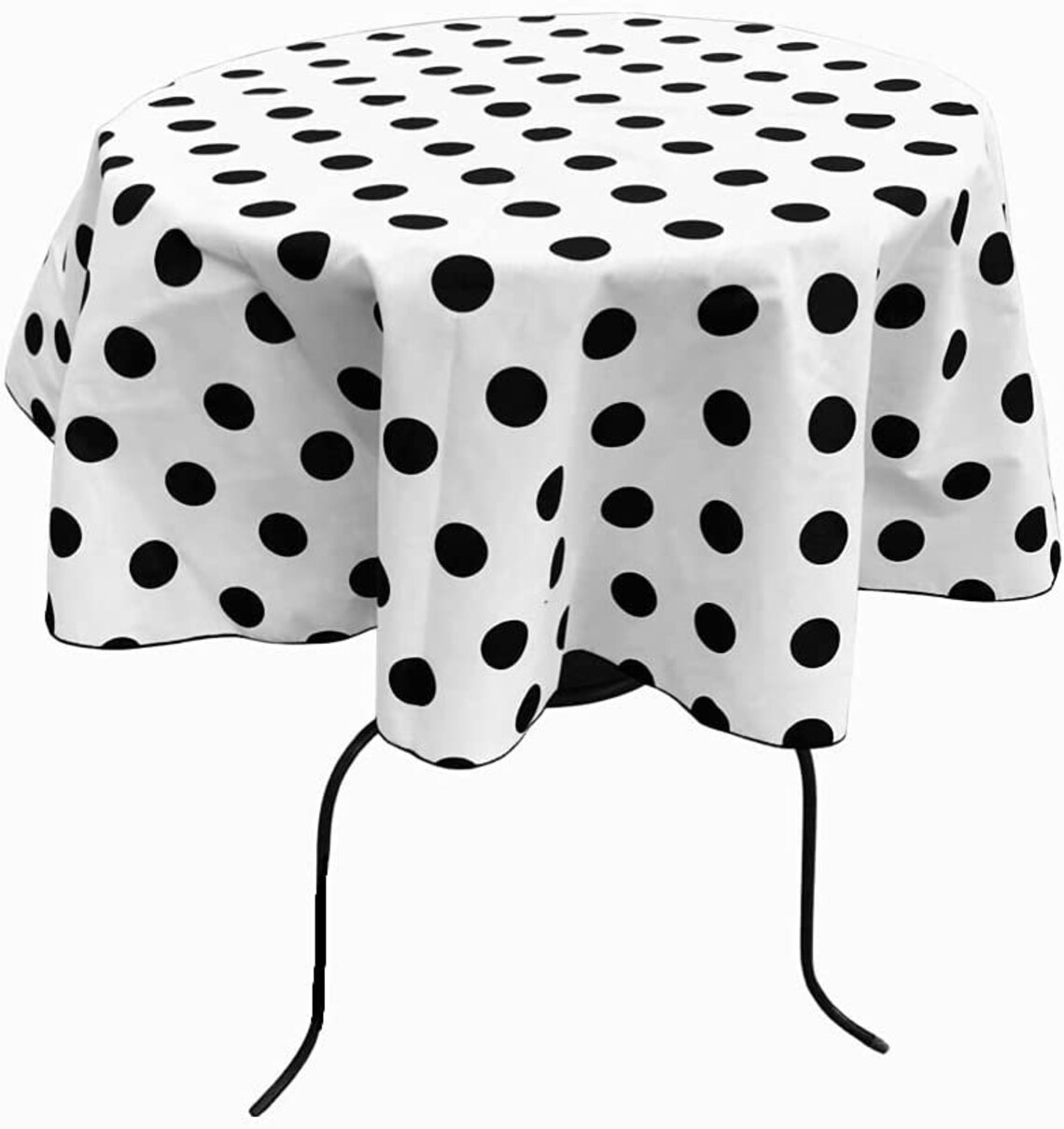 New Creations Fabric & Foam Inc, Round Poly Cotton Print Tablecloth ...