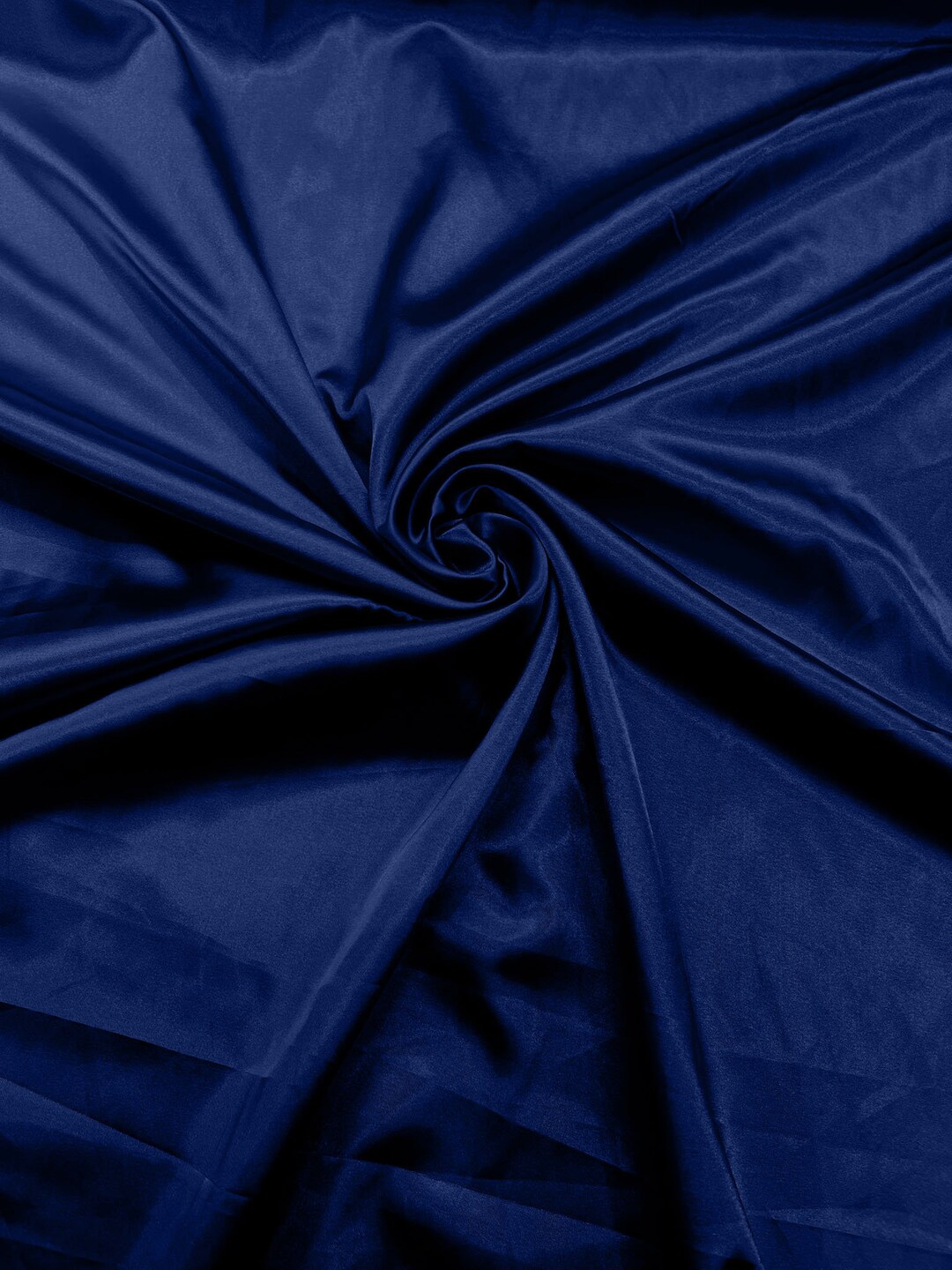 Royal Blue Light Weight Silky Stretch Charmeuse Satin Fabric/60" Wide ...