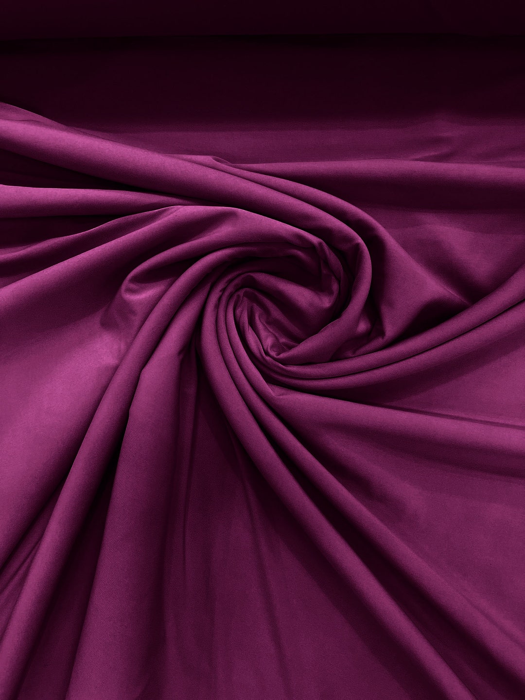 Magenta 58" Wide ITY Fabric Polyester Knit Jersey 2 Way Stretch Spandex ...