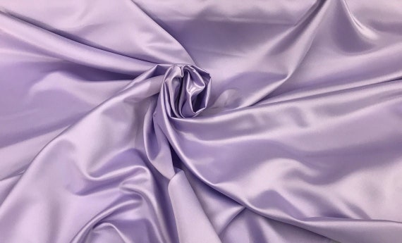 Lavender Matte Satin peau De Soie Duchess Fabric Bridesmaid - Etsy