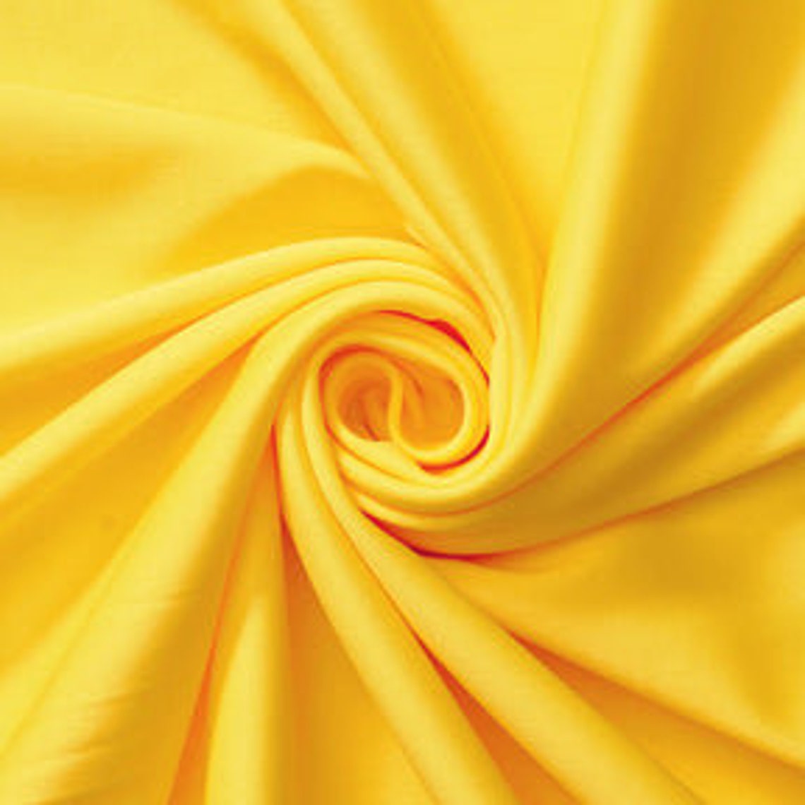 Neon Yellow Polyester Knit Interlock Mechanical Stretch Fabric 58"/60 ...