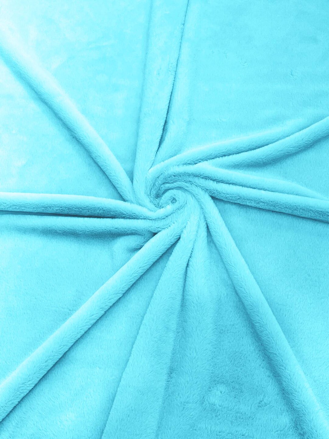 Turquoise Rabbit Plush Minky Faux Fur/58" Wide. - Etsy