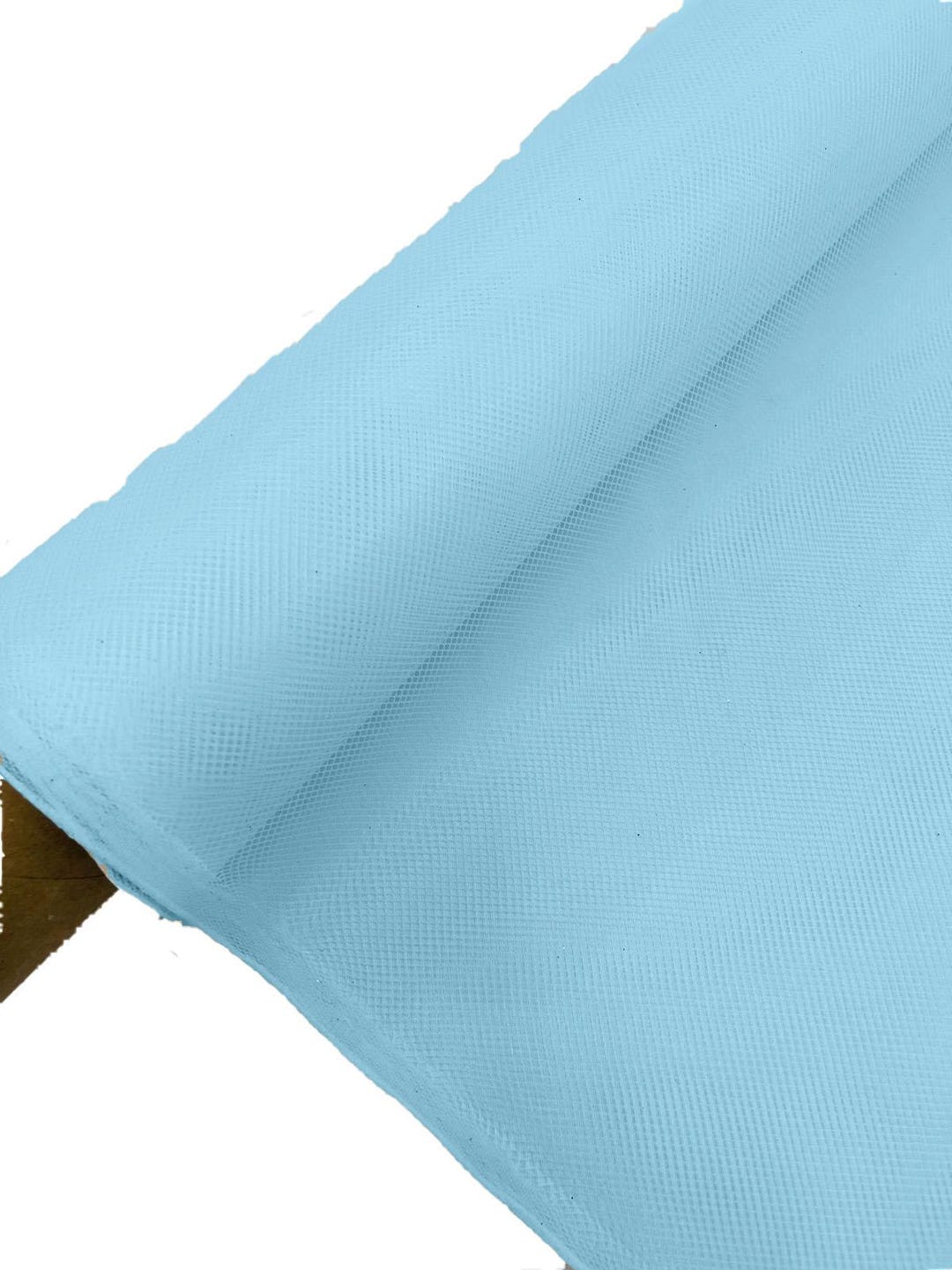 Bright Blue Hard Net Tulle Crinoline Fabric/petticoat Fabric/54" Wide ...
