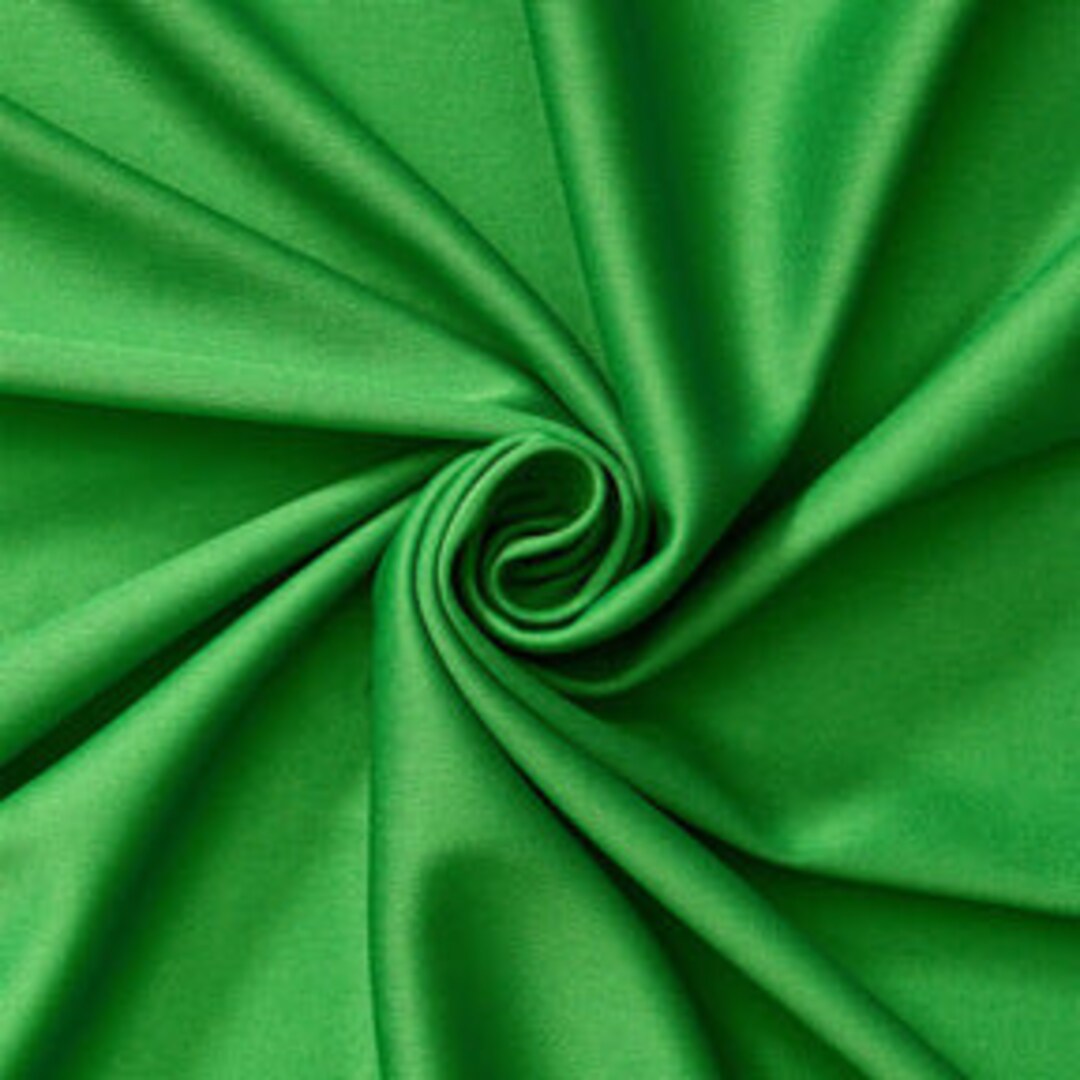 Kelly Green Polyester Knit Interlock Mechanical Stretch Fabric 58"/60 ...