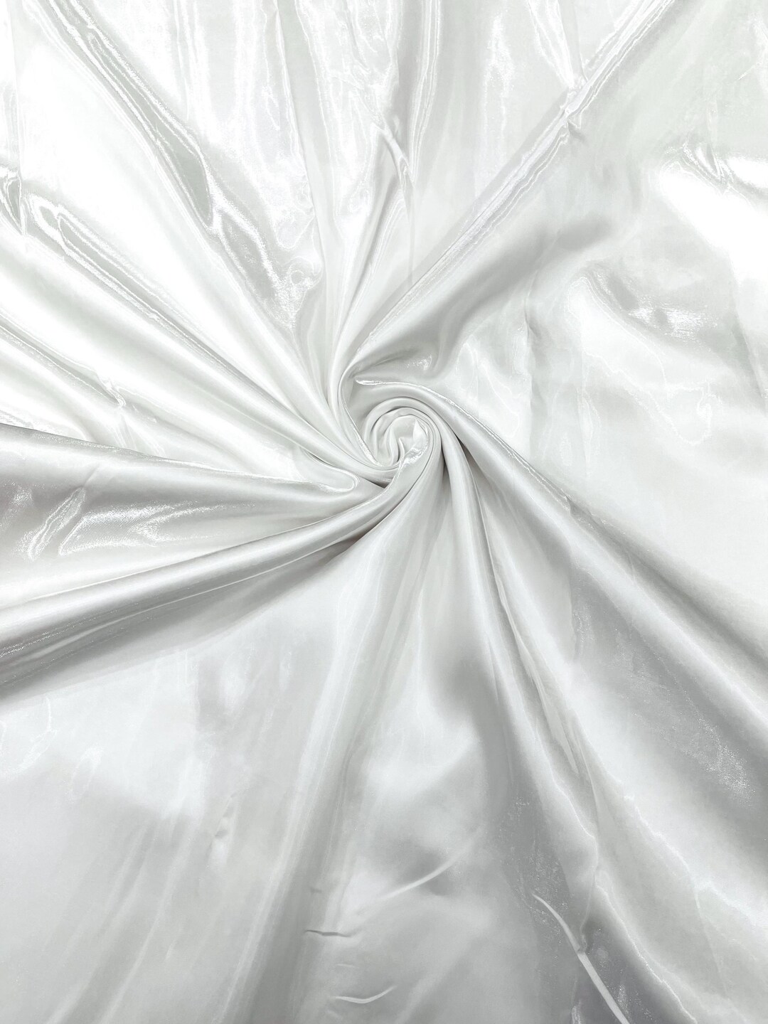 Off White Bridal Liquid Satin Fabric/glossy Satin/58” Wide/prom. - Etsy