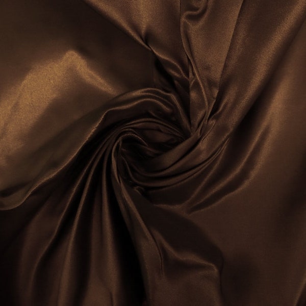 Brown Satin Dress - Etsy
