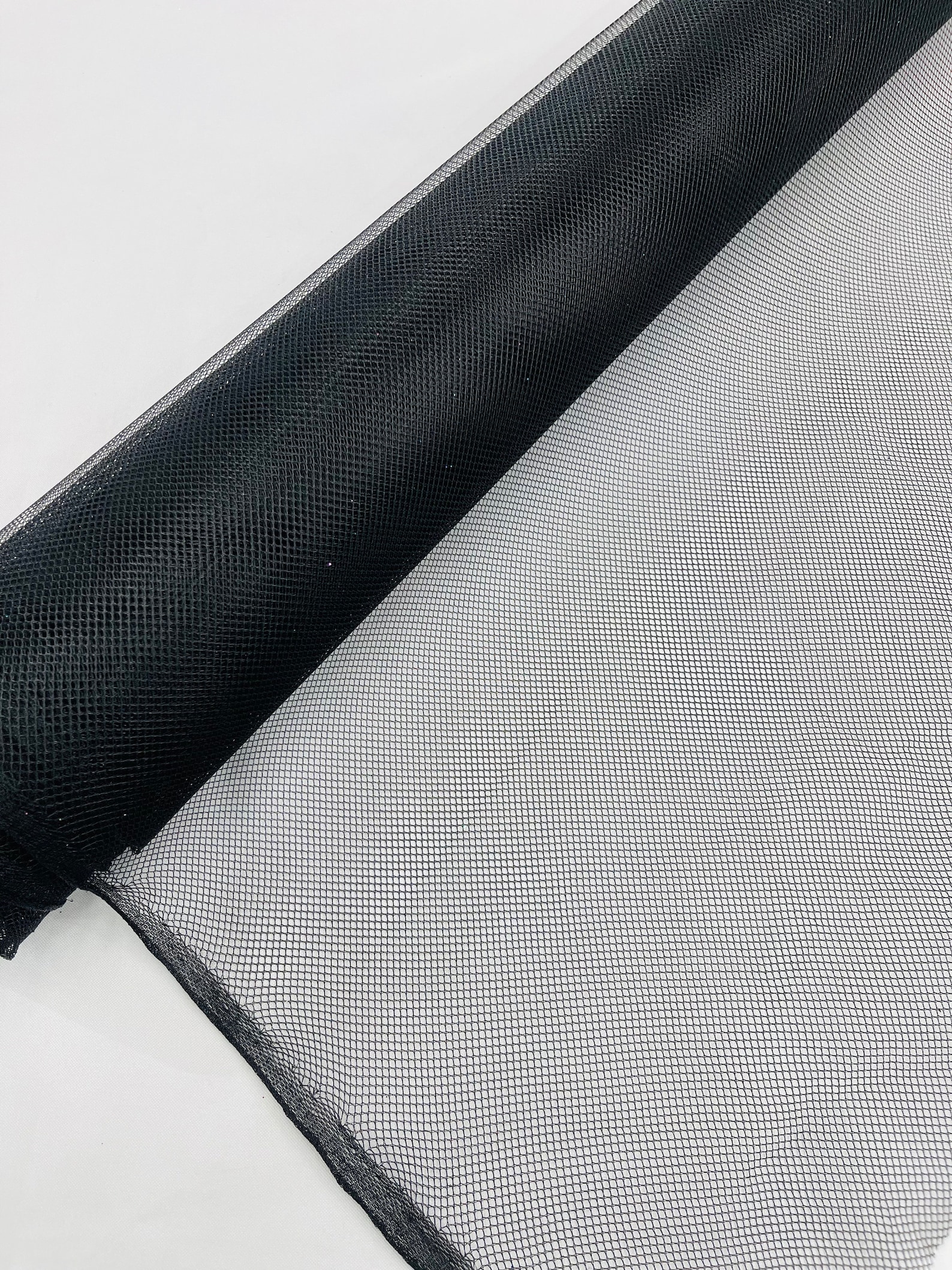 Black Hard Net Tulle Crinoline Fabric/petticoat Fabric/54" Wide/stiff ...