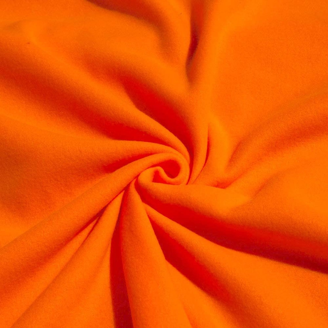 Neon Orange Solid Polar Fleece Fabric Anti-pill 58 Wide - Etsy