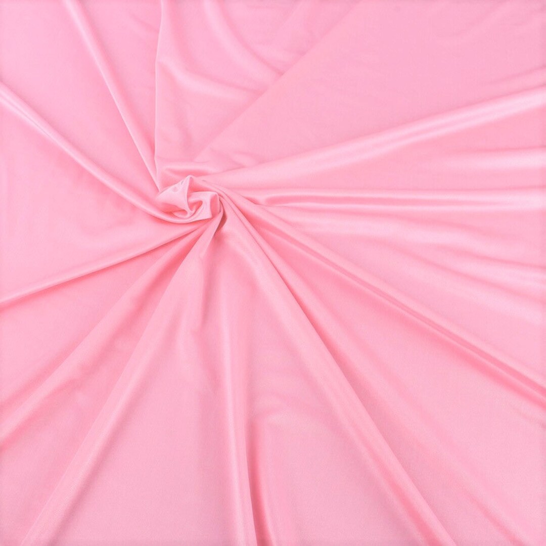 Light Pink Shiny Milliskin Nylon Spandex Fabric 4 Way Stretch - Etsy