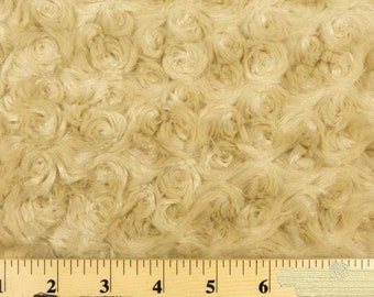 Burgundy 58 Wide Minky Swirl Rose Blossom Ball Rosebud | Etsy