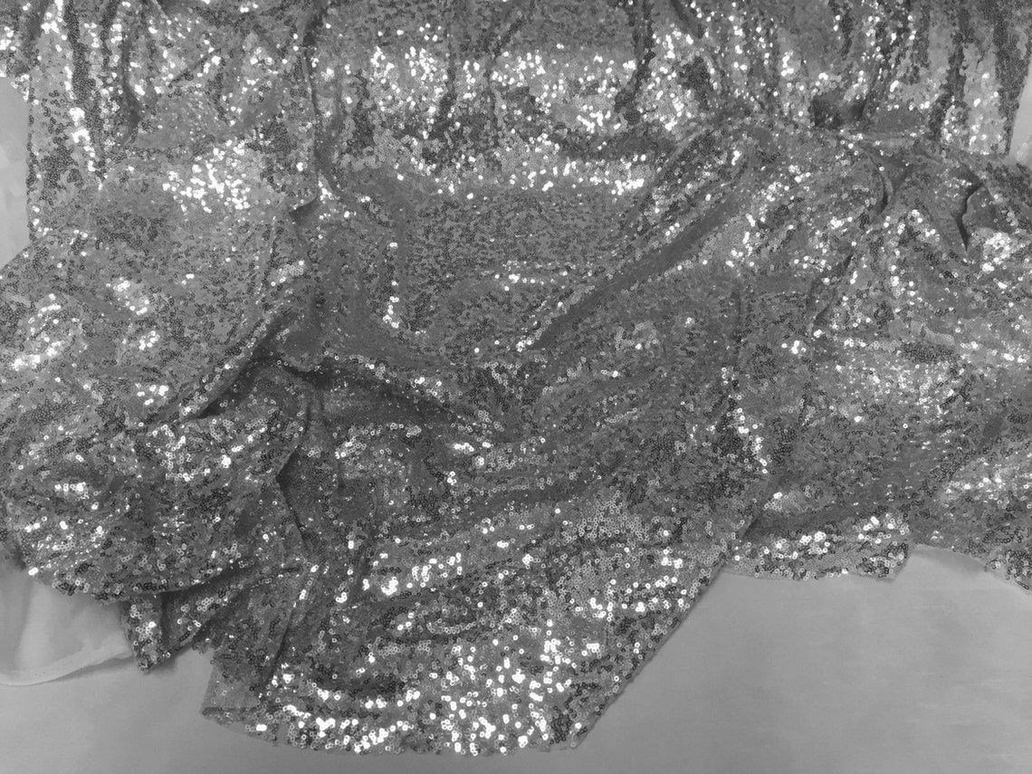 Silver Mermaid Fish Scales-mini Sequins Embroider on a 2 Way | Etsy