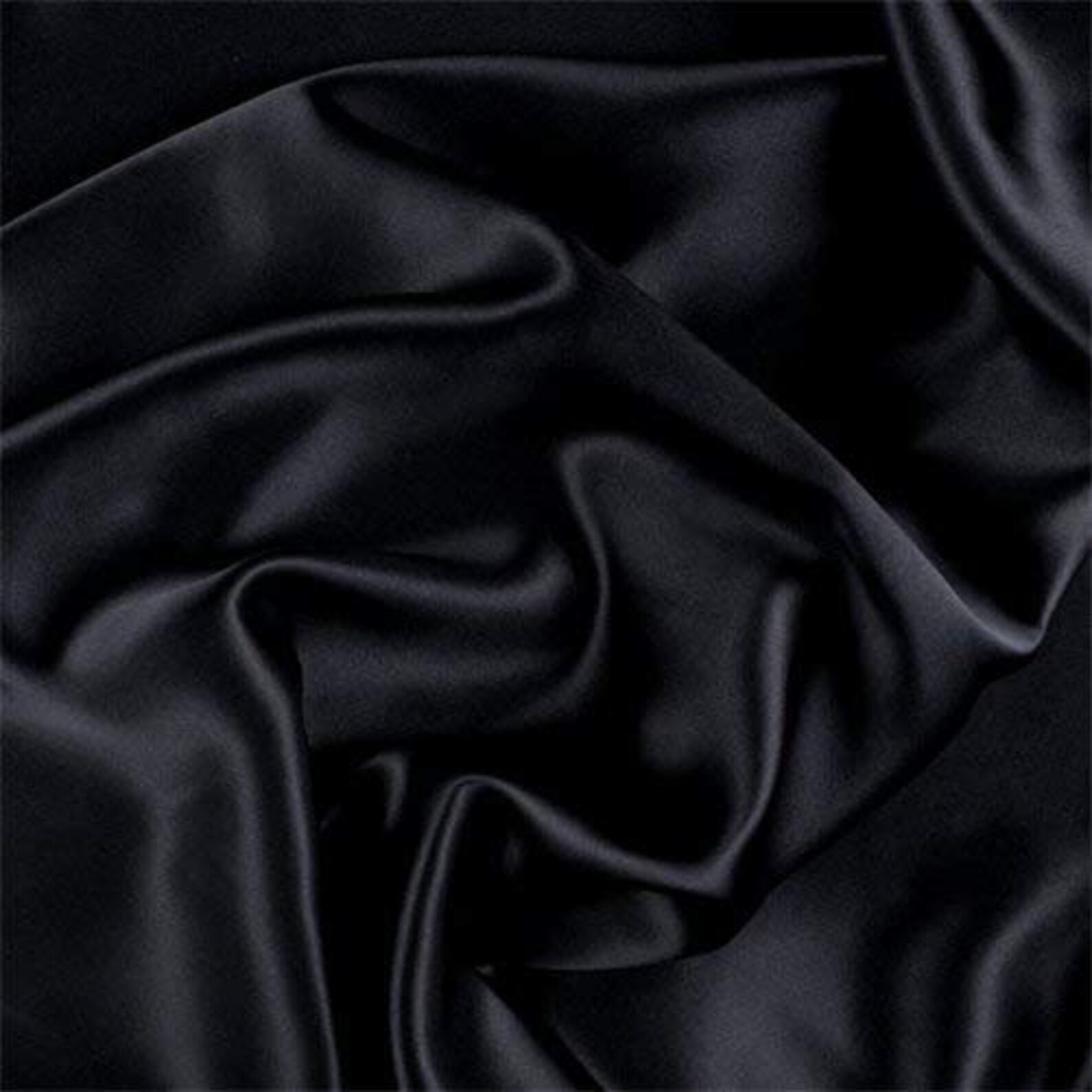 Black Heavy Shiny Bridal Satin Fabric for Wedding Dress | Etsy