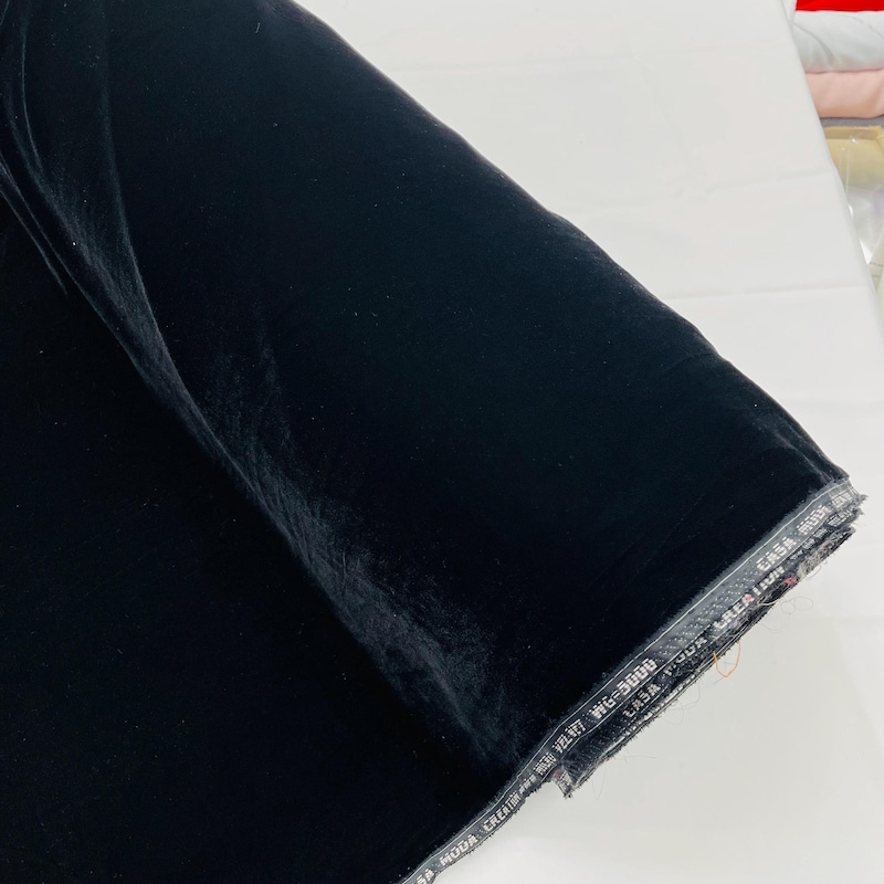 Black Quilted Velvet Fabric - Etsy